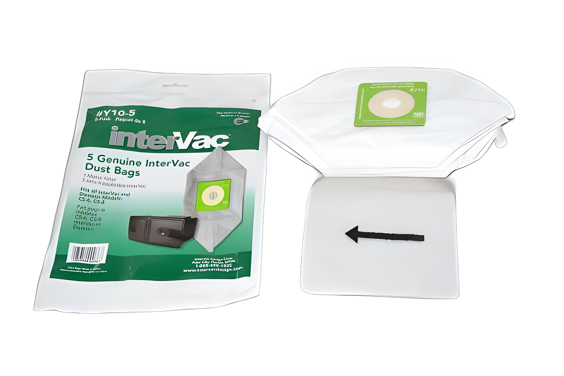 Paper Bags For Intervac Compact, CS6, CS8 ROADVAC Vacuum, 5pk Vacuum ...